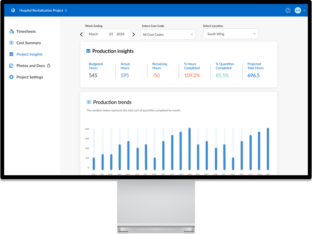 BenchMarx - Digital Construction Tracking Software